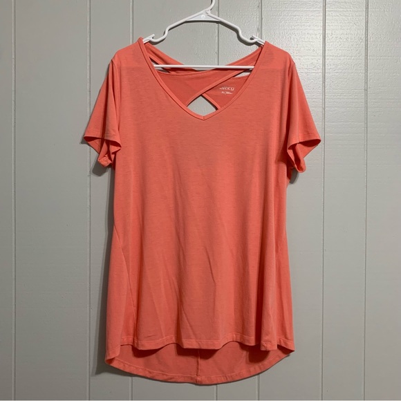 bcg | Tops | Nwot Womens Coral Pink Bcg Lightweight Short Sleeve Open ...